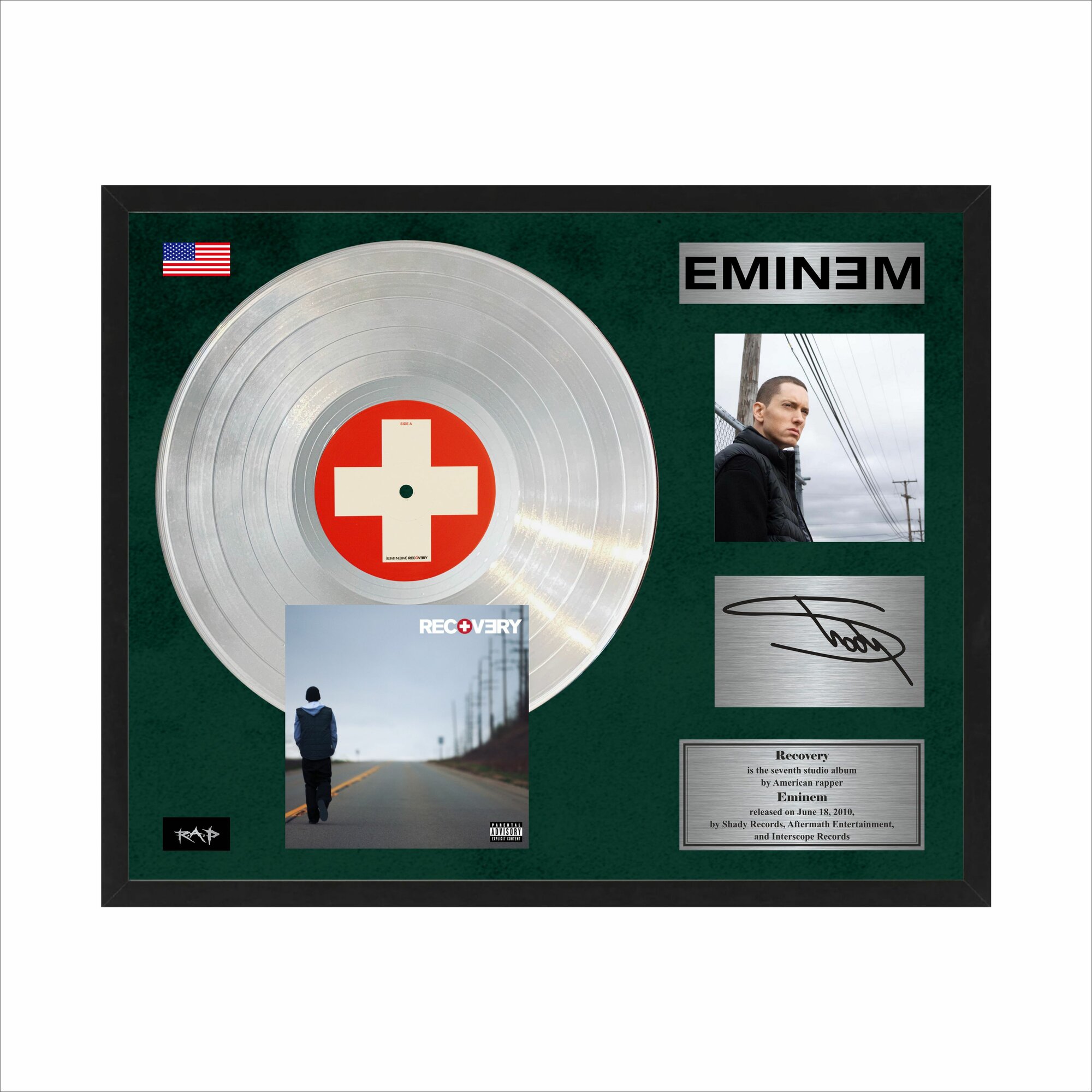 Платиновый винил Eminem Recovery