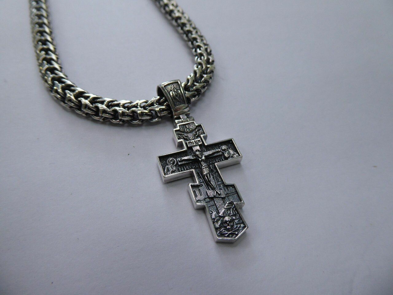 Ювелирный комплект, серебро, 925 проба, чернение