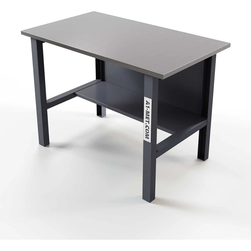 Верстак-стол, GREENBERG, GREENBERG без тумб 1200мм VERSTAK_T0_1200, 300 кг, Цвет серый