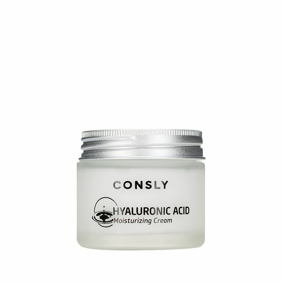 Крем для лица увлажняющий с гиалуроновой кислотой и бета-глюканом Hyaluronic Acid , Consly, 70 мл