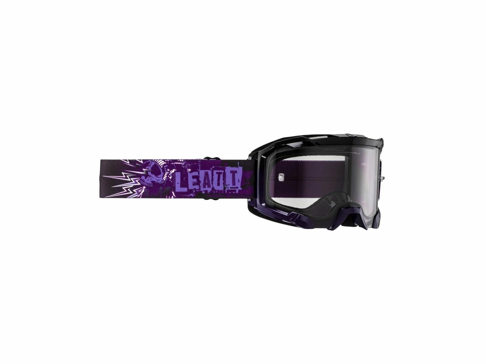 Мотоочки кроссовые LEATT Velocity 4.5 UV Light Grey 58%, прозрачная линза