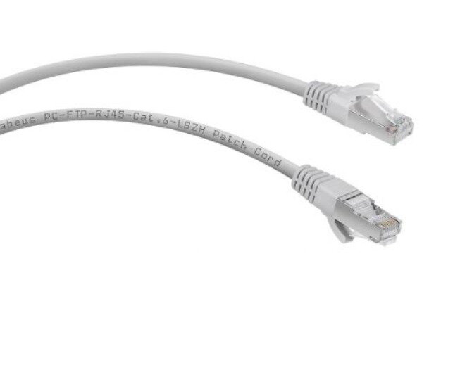 Кабель патч-корд FTP 6 кат. 0,5м. Cabeus PC-FTP-RJ45-Cat.6-0.5m-LSZH