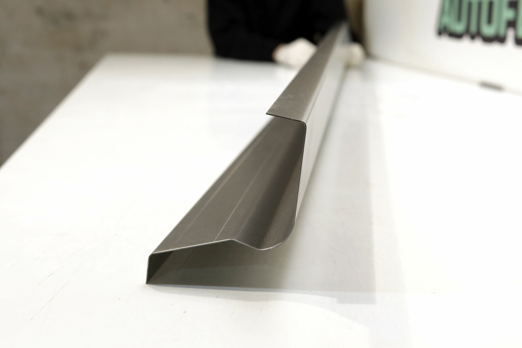 Порог ремонтный левый + усилитель для Subaru Impreza (G12) 2007-2012 (субару импреза 3), холоднокатаная сталь 1 мм