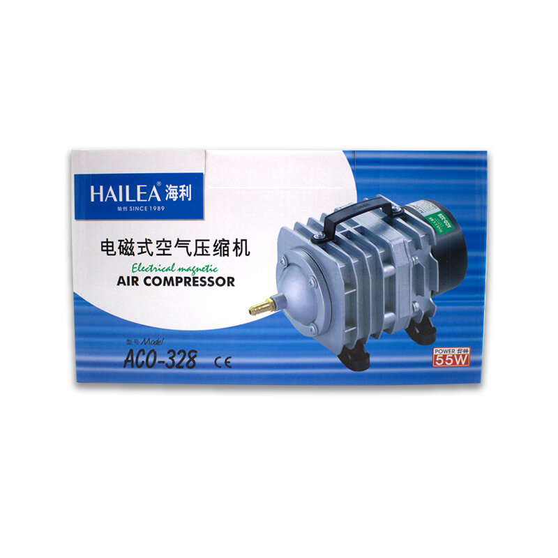 Аэраторный насос Hailea ACO-328, компрессор воздушный, 55 Вт, 82 л/мин