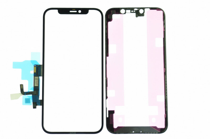 Тачскрин для iPhone 12/iPhone 12 Pro+OCA+стекло+рамка черный ориг
