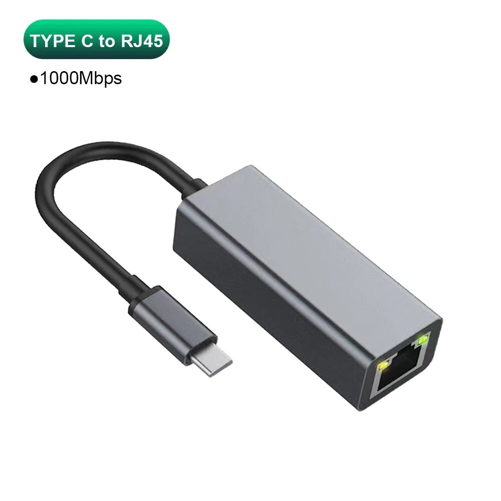 Ethernet-адаптер kebidumei USB Type C 1000 Мбит/с