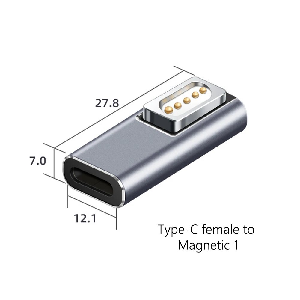 Магнитный кабель-адаптер USB Type-C для Apple MagSafe for Magsafe 1