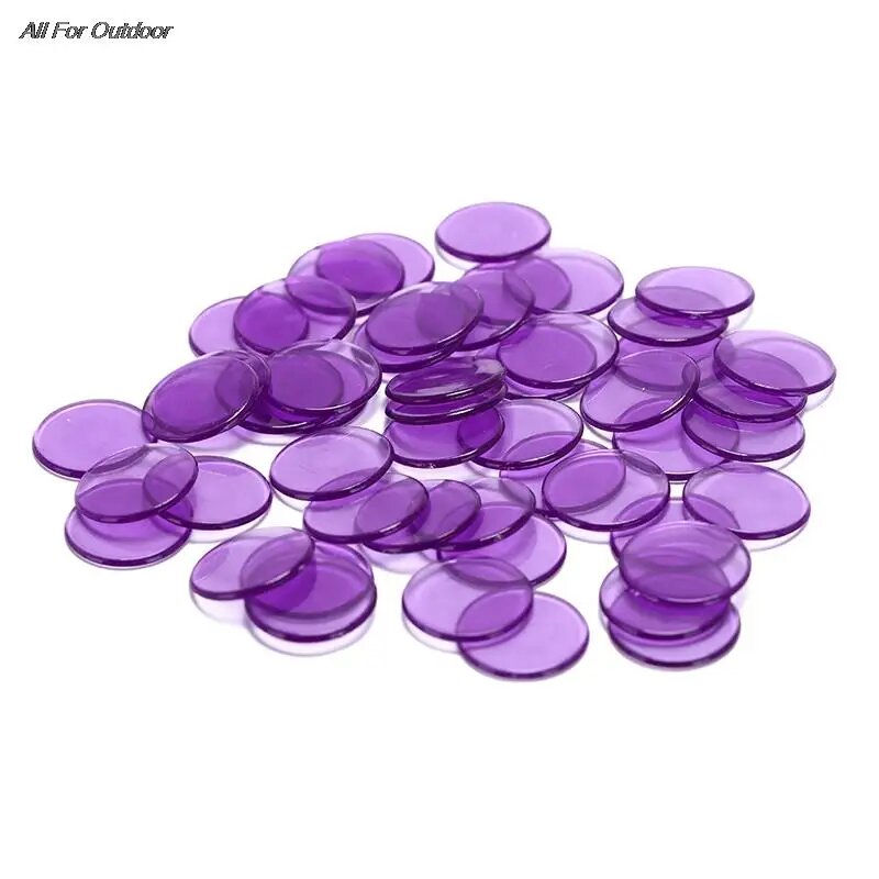 Фишки Для бинго, маркеры для игр в бинго, пластиковые фишки для бинго и карнавала, 5 цветов, 100 шт.