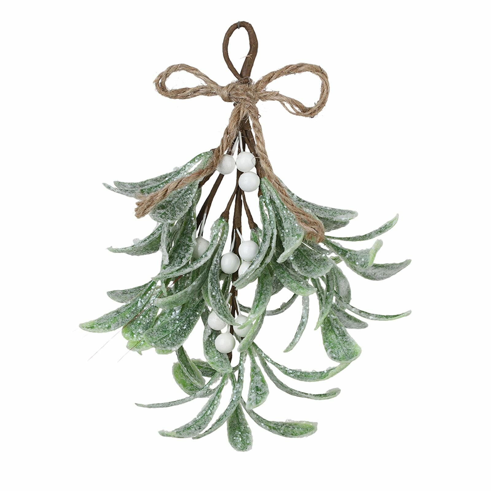 Искусственная омела белая 23см