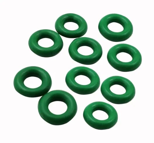 10шт. Зеленые уплотнительные кольца PTFE