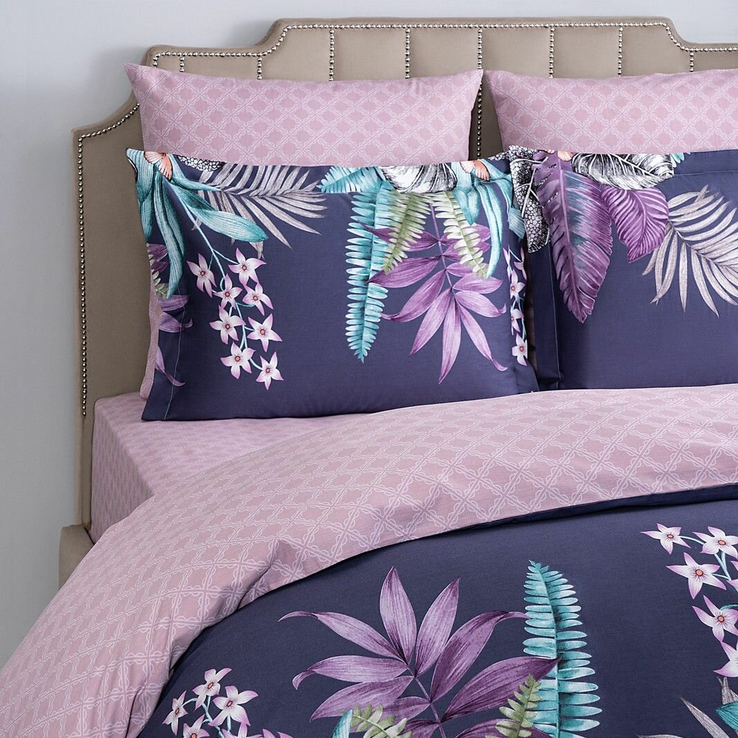 CASSIA Простыня на резинке двуспальная "Динар" сатин, хлопок, 180x200 +25