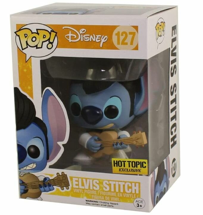 POP!127 Дисней Элвис Стич Небольшая статуя 10CM-DHKGH