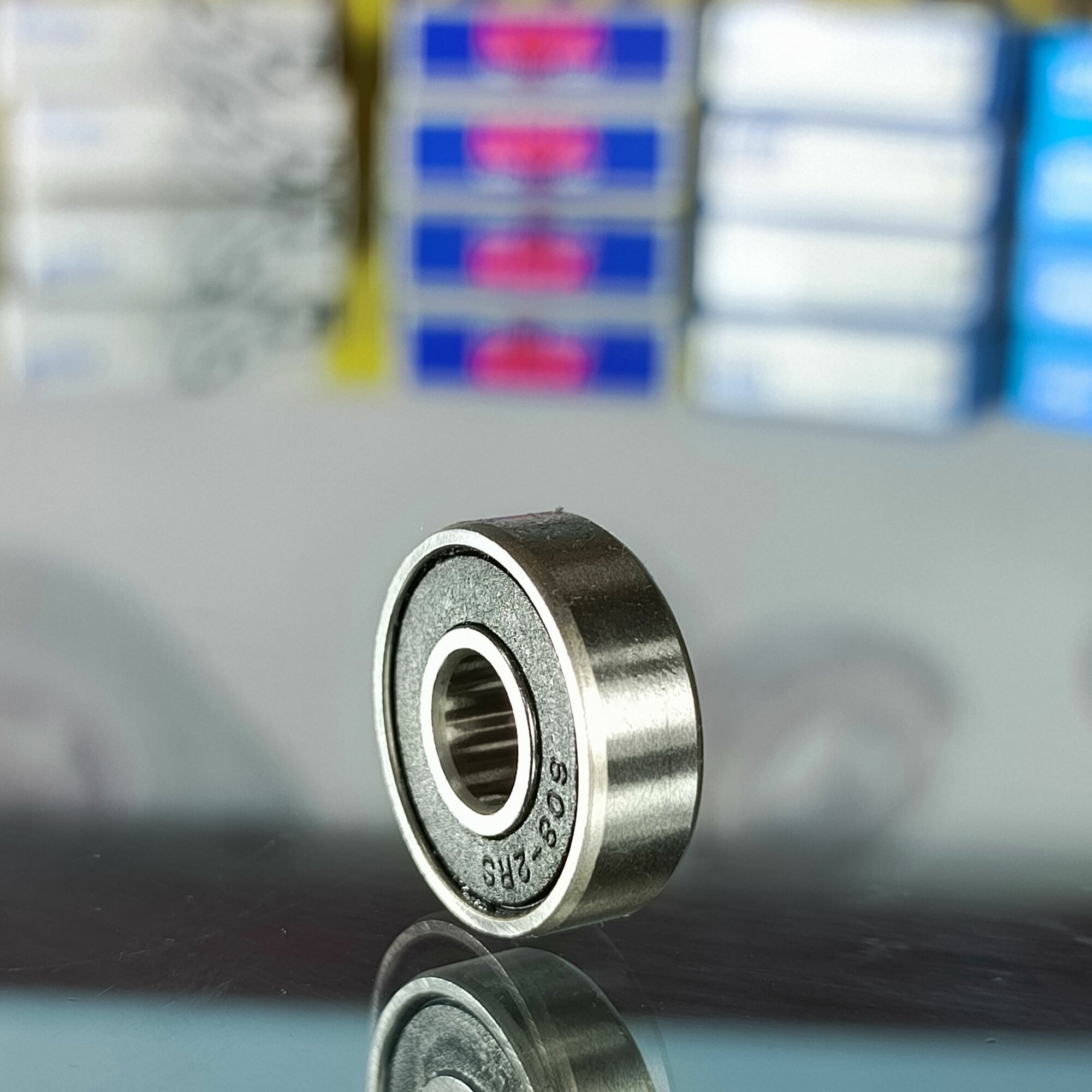 Подшипник 608 2RS в комплекте 4 штуки ;180018 (8*22*7)