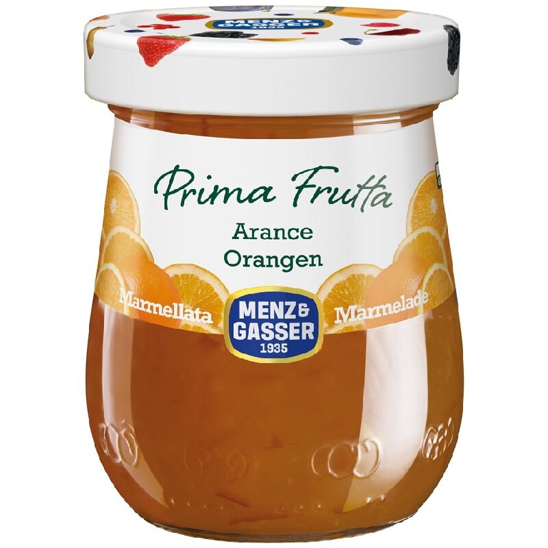 Мармелад MENZ&GASSER Prima Frutta Апельсин /стекло/ 340г