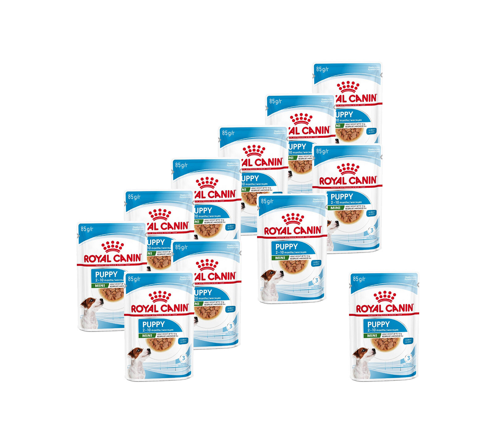 Royal Canin Для щенков собак мелких размеров с 2 до 10 месяцев кусочки в соусе, 0.085 кг х 12 шт.