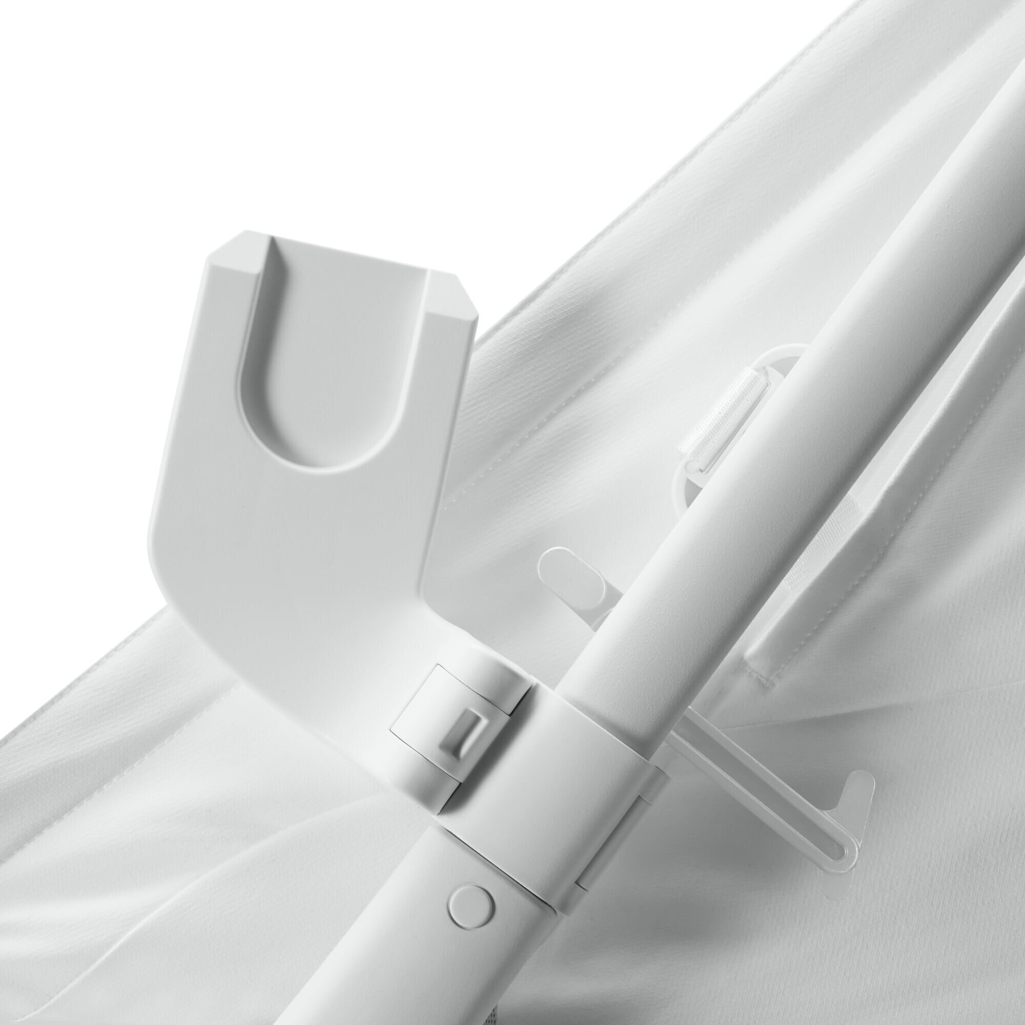 Адаптер для установки автокресла группы 0+ на шасси коляски Cybex Coya, белый