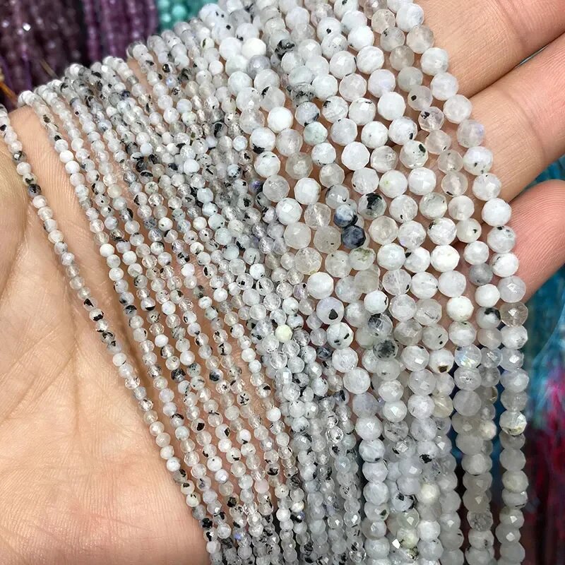 Бусины лунный камень Dream moonstone, 3мм, 122шт