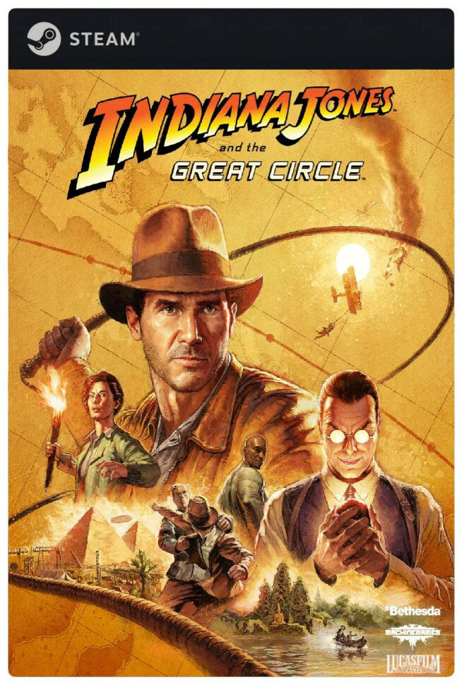 Игра Indiana Jones and the Great Circle для PC, Steam, электронный ключ