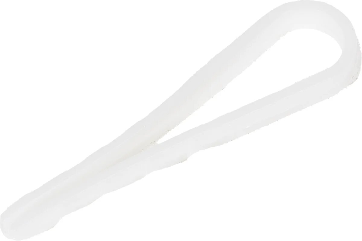 Дюбель‑хомут для круглого кабеля smartbuy 5x10 мм нейлон белый 100 шт