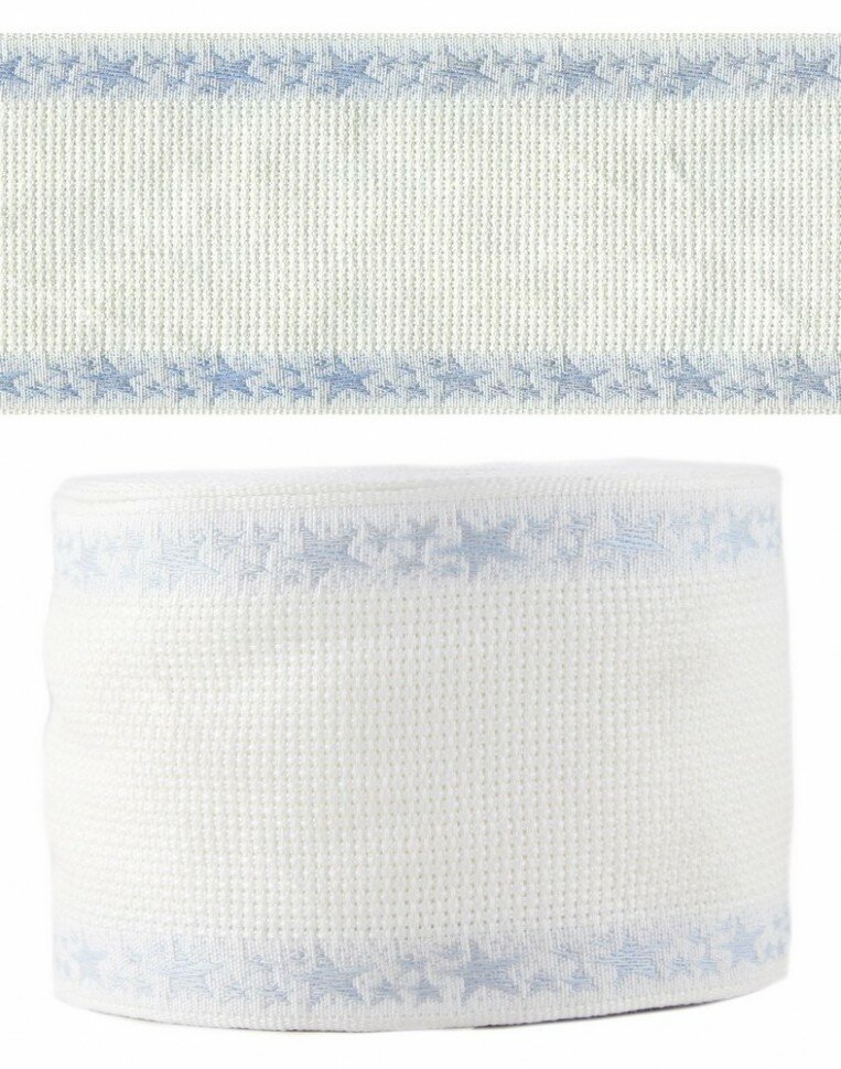 #1310/03 Канва-лента Aida 14ct 7 см Permin, 1м