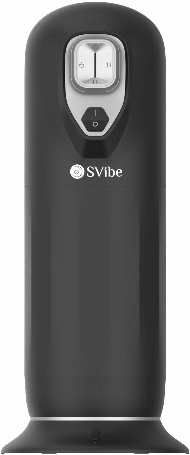 Мастурбатор SVibe Ikon JET JET, вакуумная стимуляция, реалистичный, черный