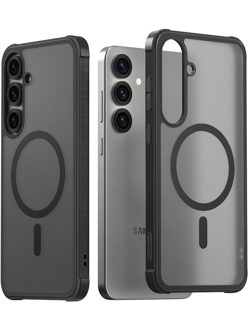 Чехол Araree Duple M Armor для Galaxy S25+, полиуретан, термопластичный полиуретан, черный