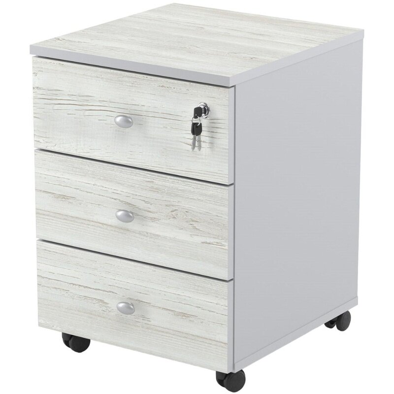 Тумба выкатная EASY TO LEAD модель Standard LT 16/16, сосна серый, 400x420x563 мм