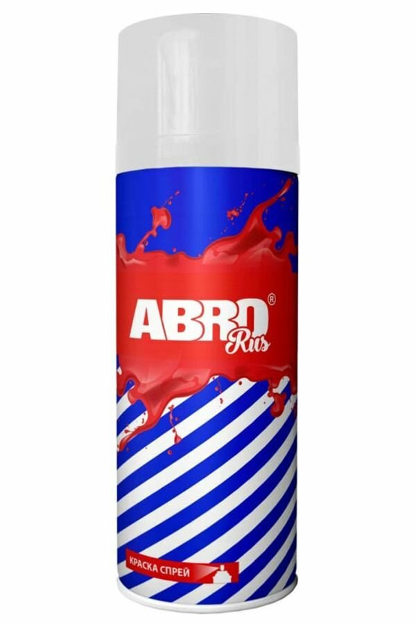 Краска-спрей акриловая № 40 белая ABRO RUS SPO-040-R