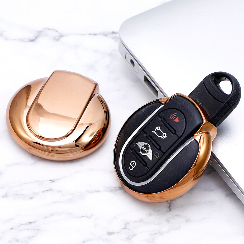 Чехол для ключей BMW Mini Key Case, TPU, золотой