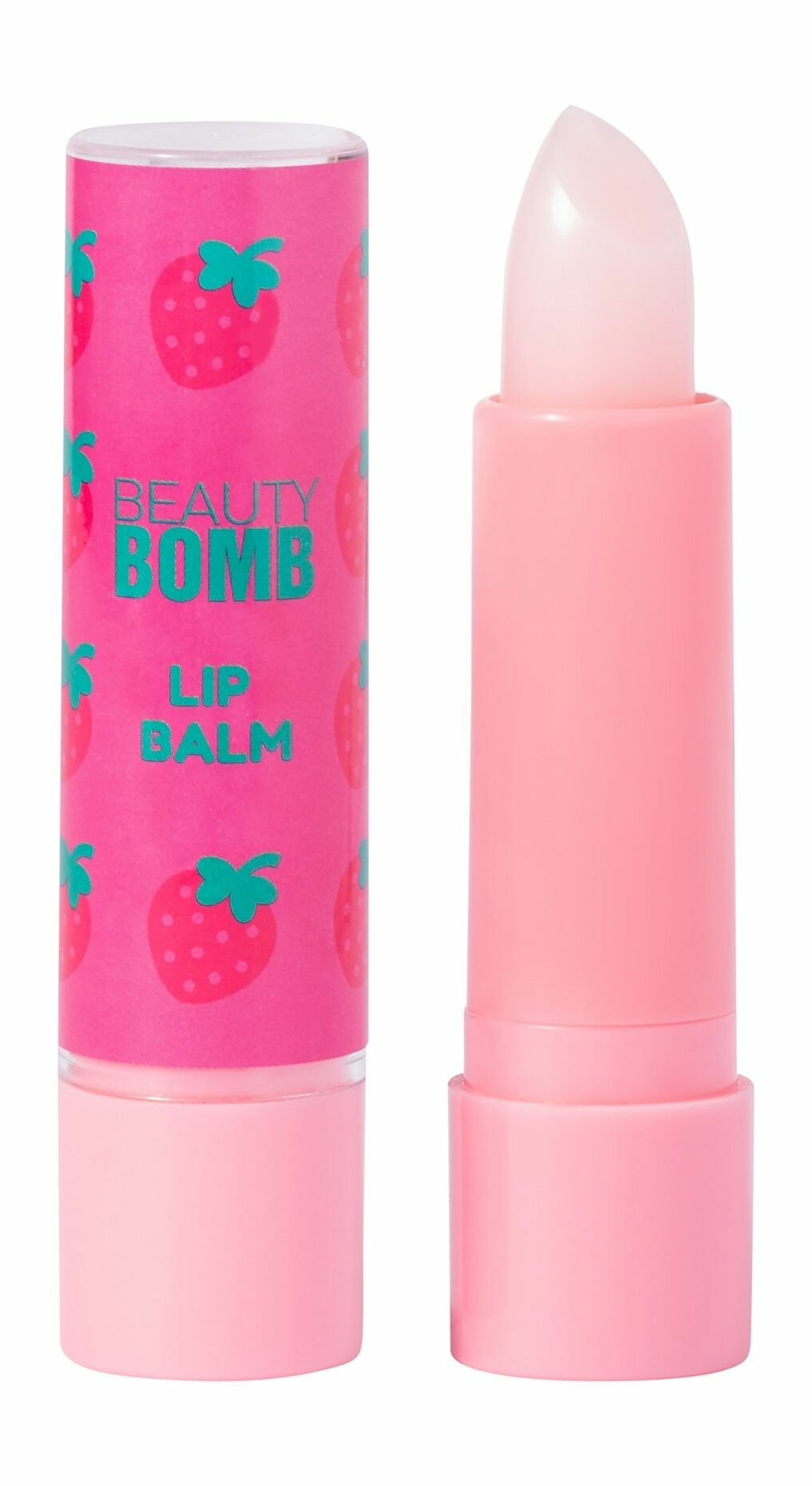 BEAUTY BOMB Бальзам для губ Bla-bla-balm, 3,5 г, 01 Клубника