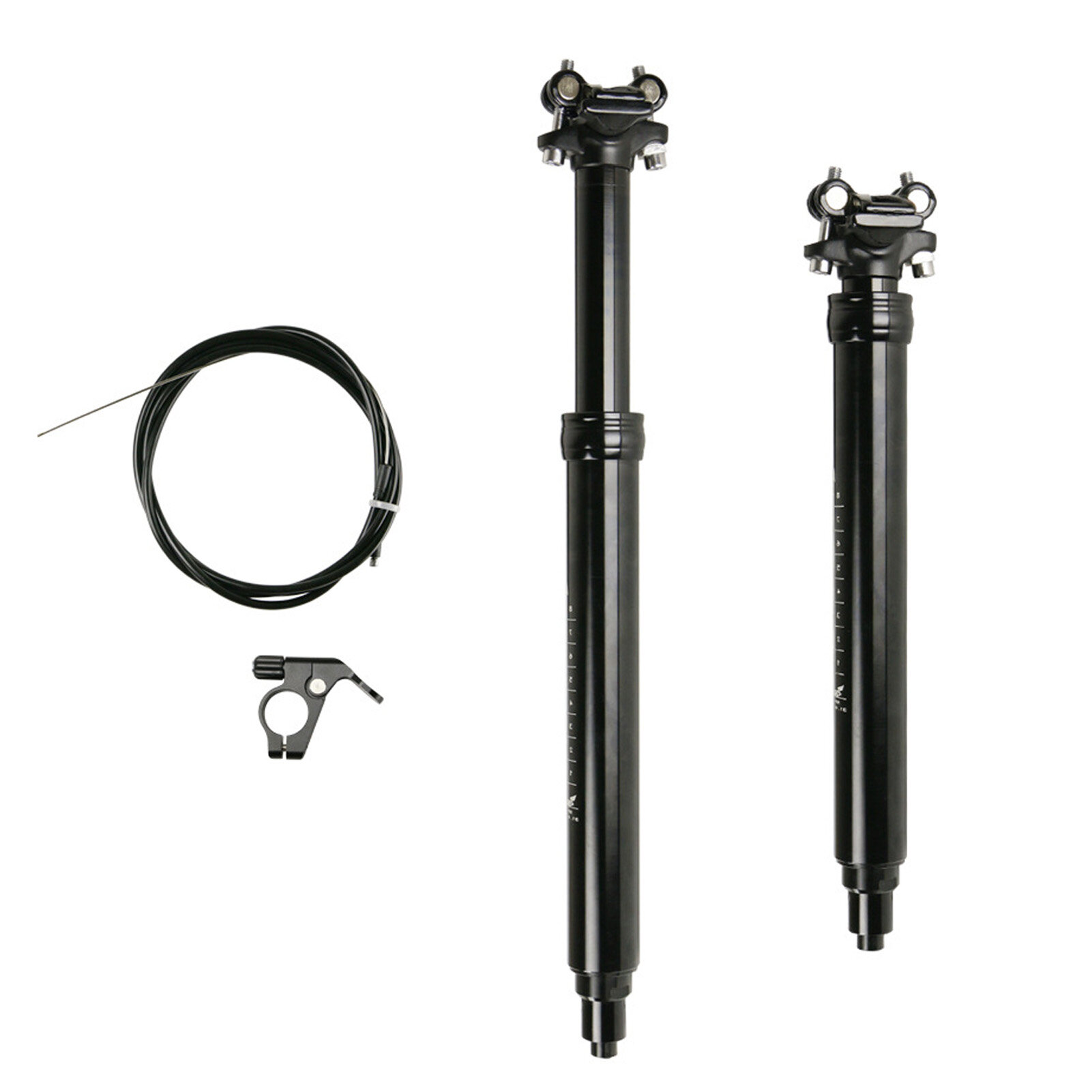 Подседельный штырь для горного велосипеда, алюминиевый, 31,6 мм, с гидравлическим замком, ход 100-170 мм, дистанционно управляемый, для горных/шоссейных велосипедов.