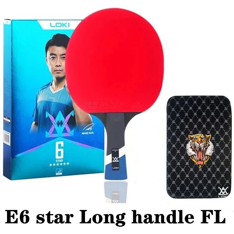 LOKI E6 Star FL ракетка для настольного тенниса с сумкой