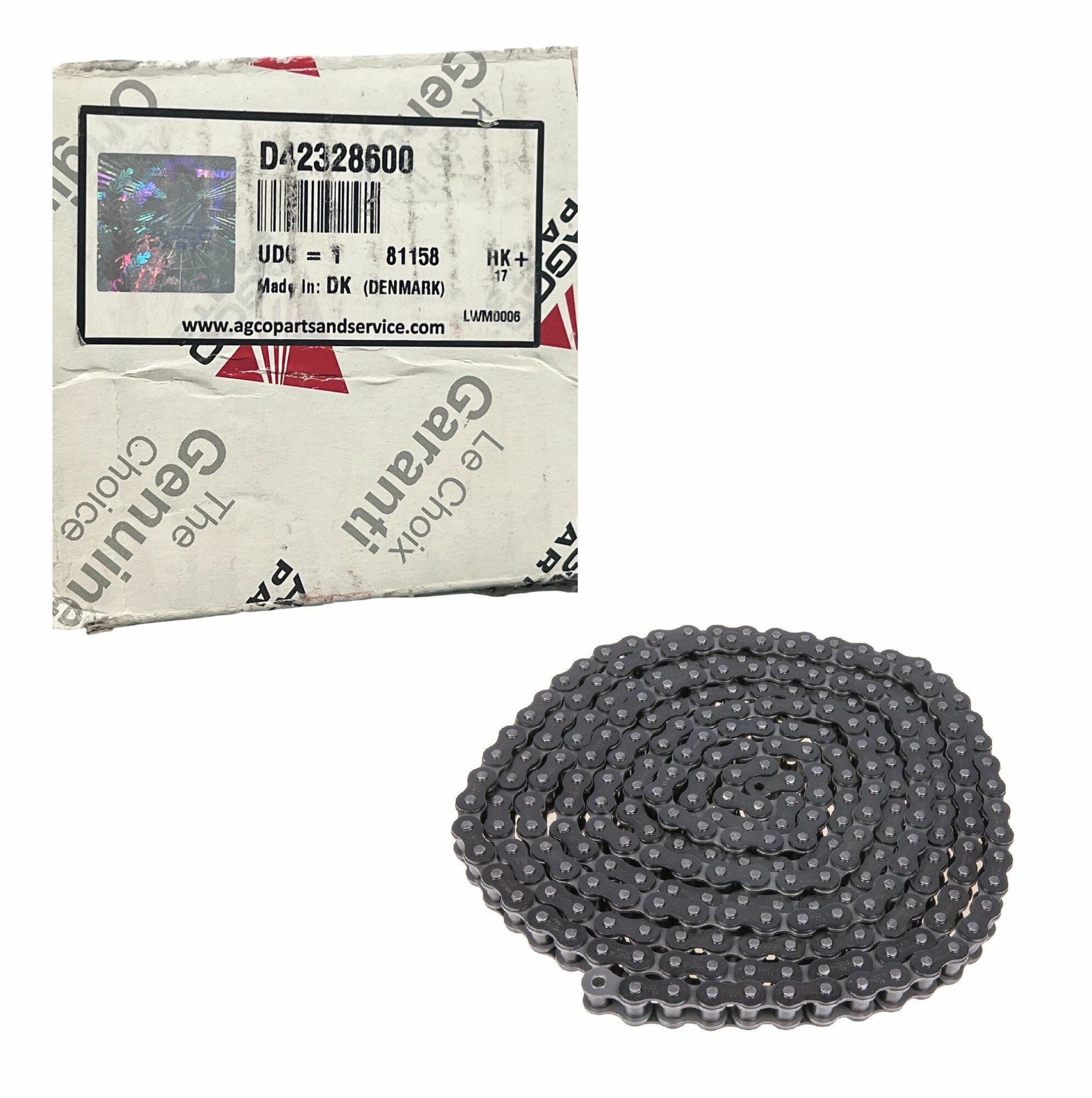 AGCO D42328600 Цепь роликовая Fendt 8300/8350/8370/8400/9470