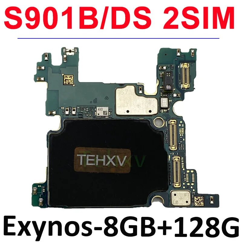 Разблокировано для Samsung Galaxy S22 S901U Plus Ultra S906U S908U S908E S901N S901E S901B S908B S906E Хорошая материнская плата Logic Baord