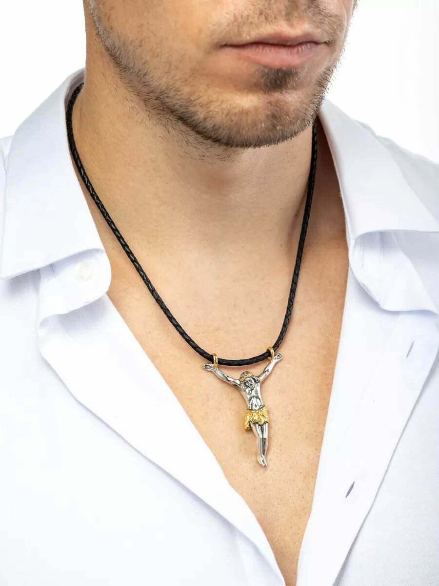 Подвеска TOP CRYSTAL, серебро, 925 проба