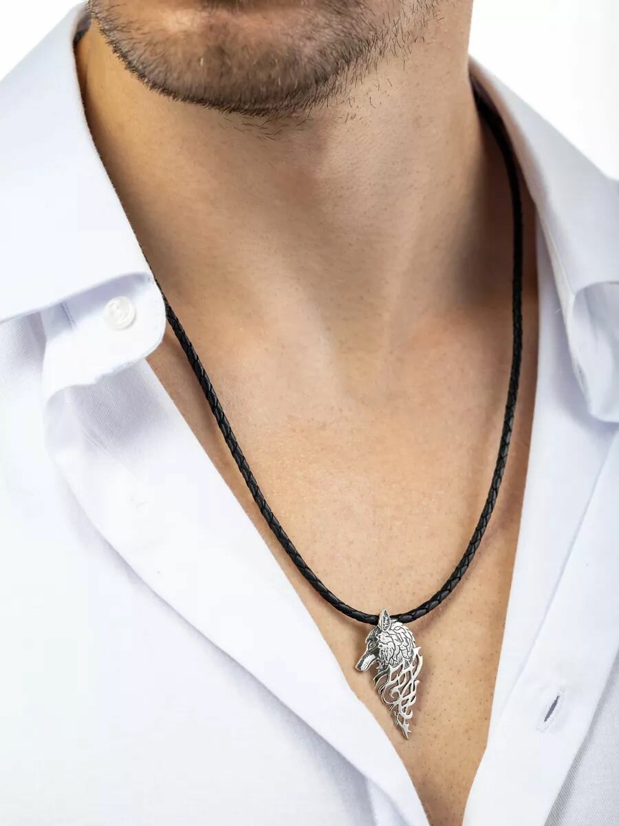 Славянский оберег, подвеска, серебро, 925 проба, оксидирование