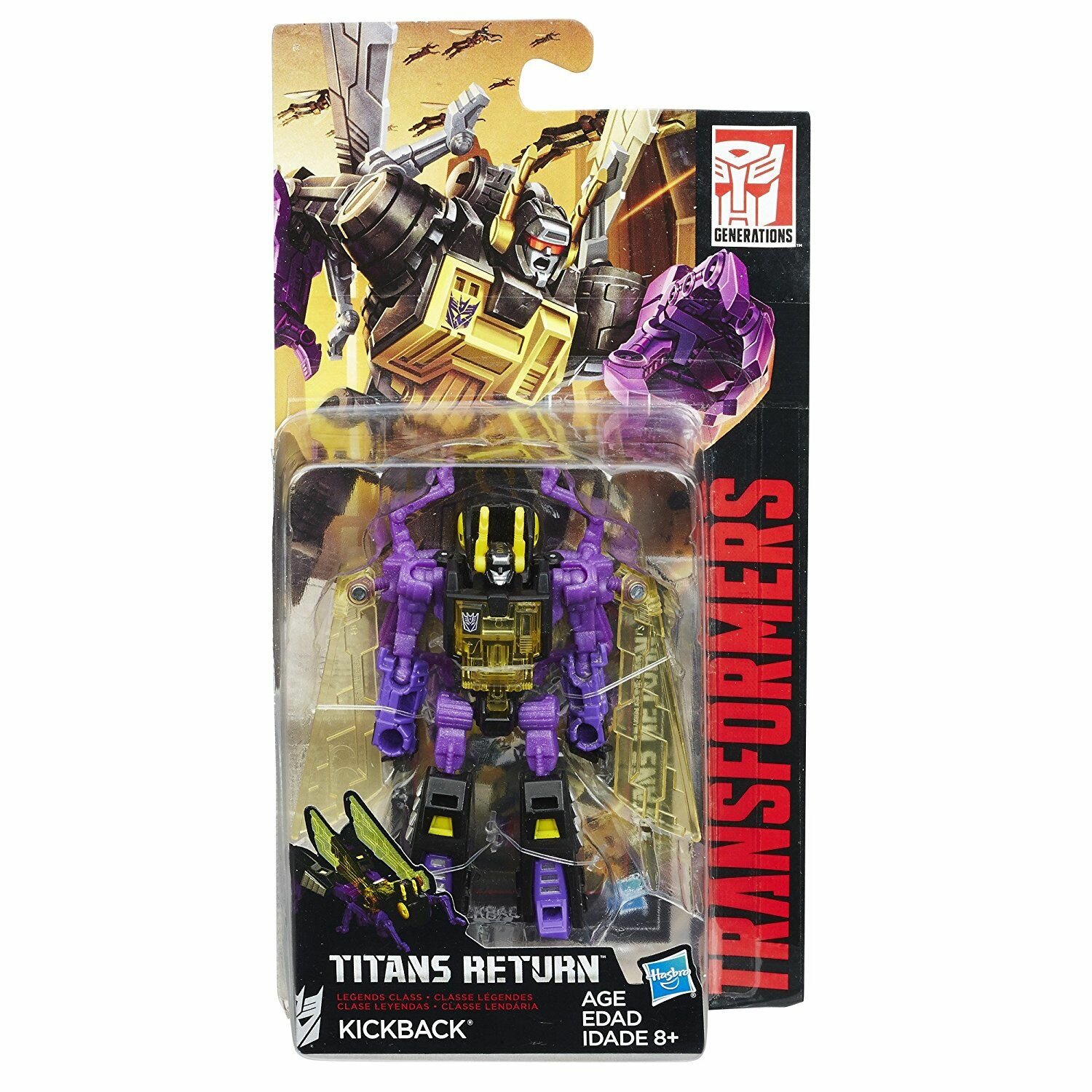 Трансформеры игрушки Hasbro Transformers Generations Titans Return Legend Class Kickback 10cm