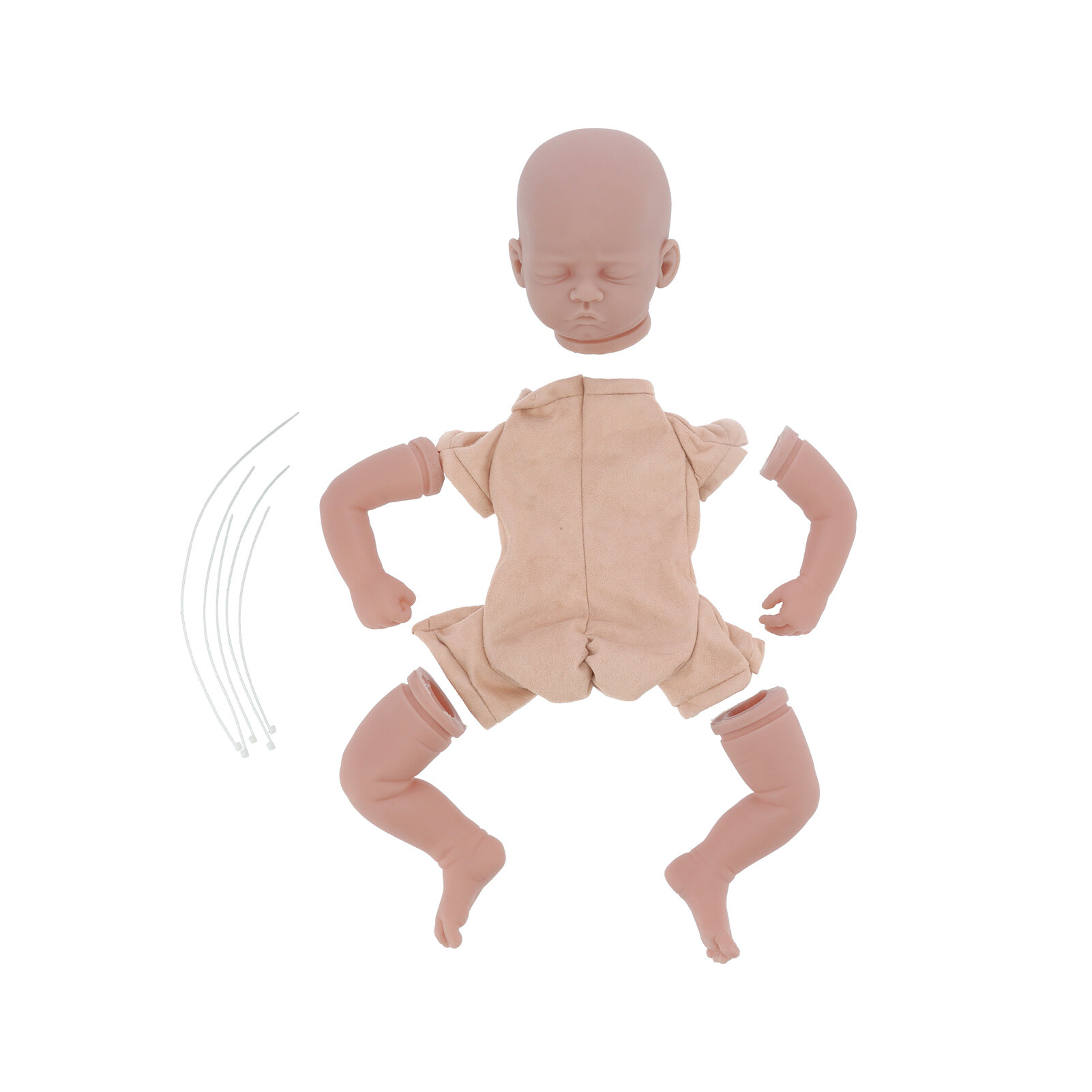 Моделируемый Reborn Doll Kit Diy неокрашенные виниловые кукол аксессуары для плесень