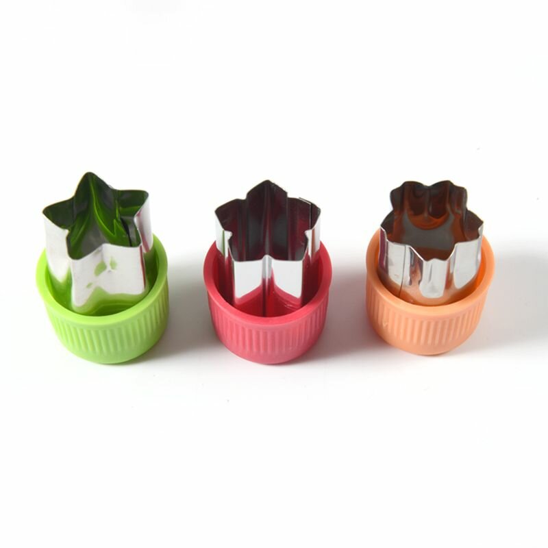 Набор из 3 кухонных инструментов для выпечки, нарезки фруктов и украшения десертов с удобными ручками