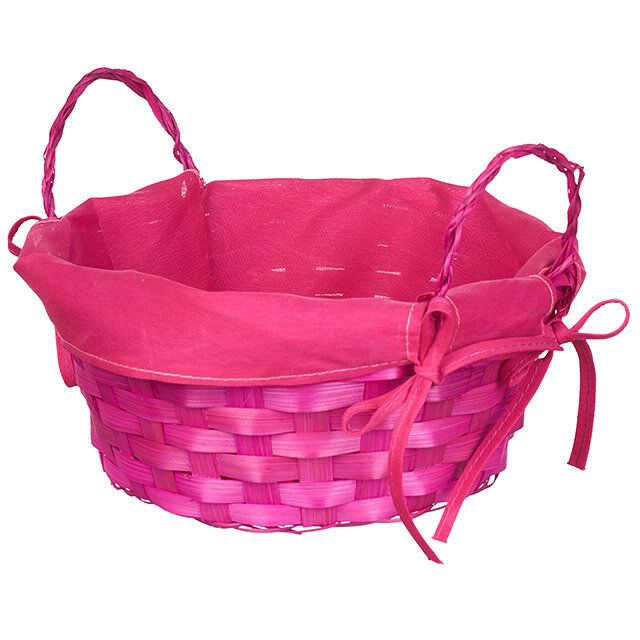 Декоративная корзина Симпл 21*9 см розовая, Koopman (Купман), ATV000040-5