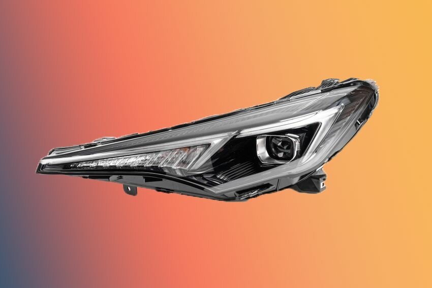 Фара Чанган Плюс Changan Eado Plus 2020-2024 левая диодная линзованная автомобильный фонарь головного света ближний дальний