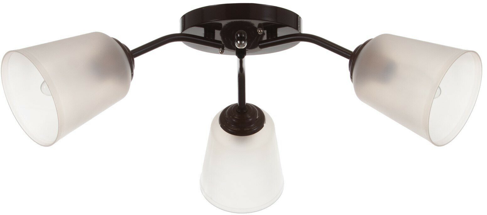 Люстра "Онлайн" (цилиндр) 3х15Вт Е27 модель: BR 00214 венге/прозрачный