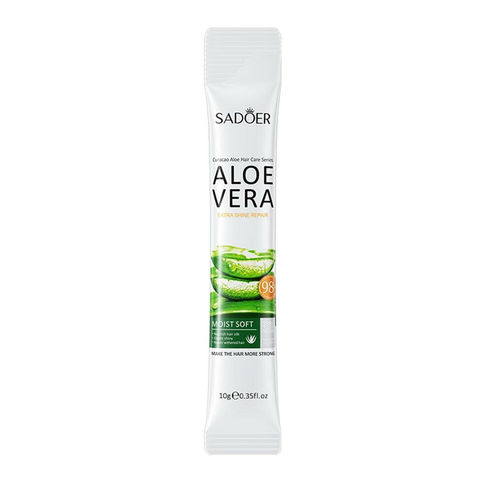SADOER Aloe Vera Супер блеск восстанавливающая маска для волос