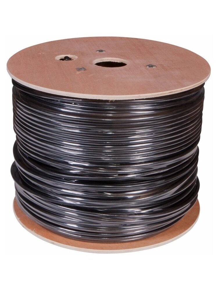 Кабель Rexant 01-0146 черный 305м