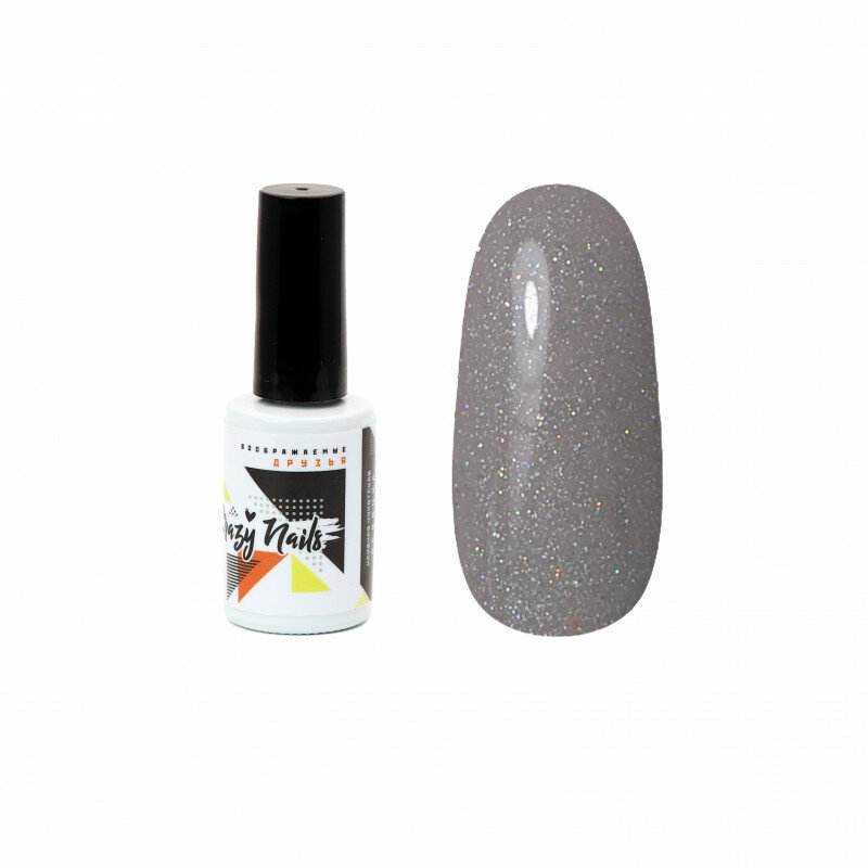 Гель-лак Crazy Nails, Коллекция "Наивная чукотская девочка", цвет "Воображаемые друзья", 10мл.