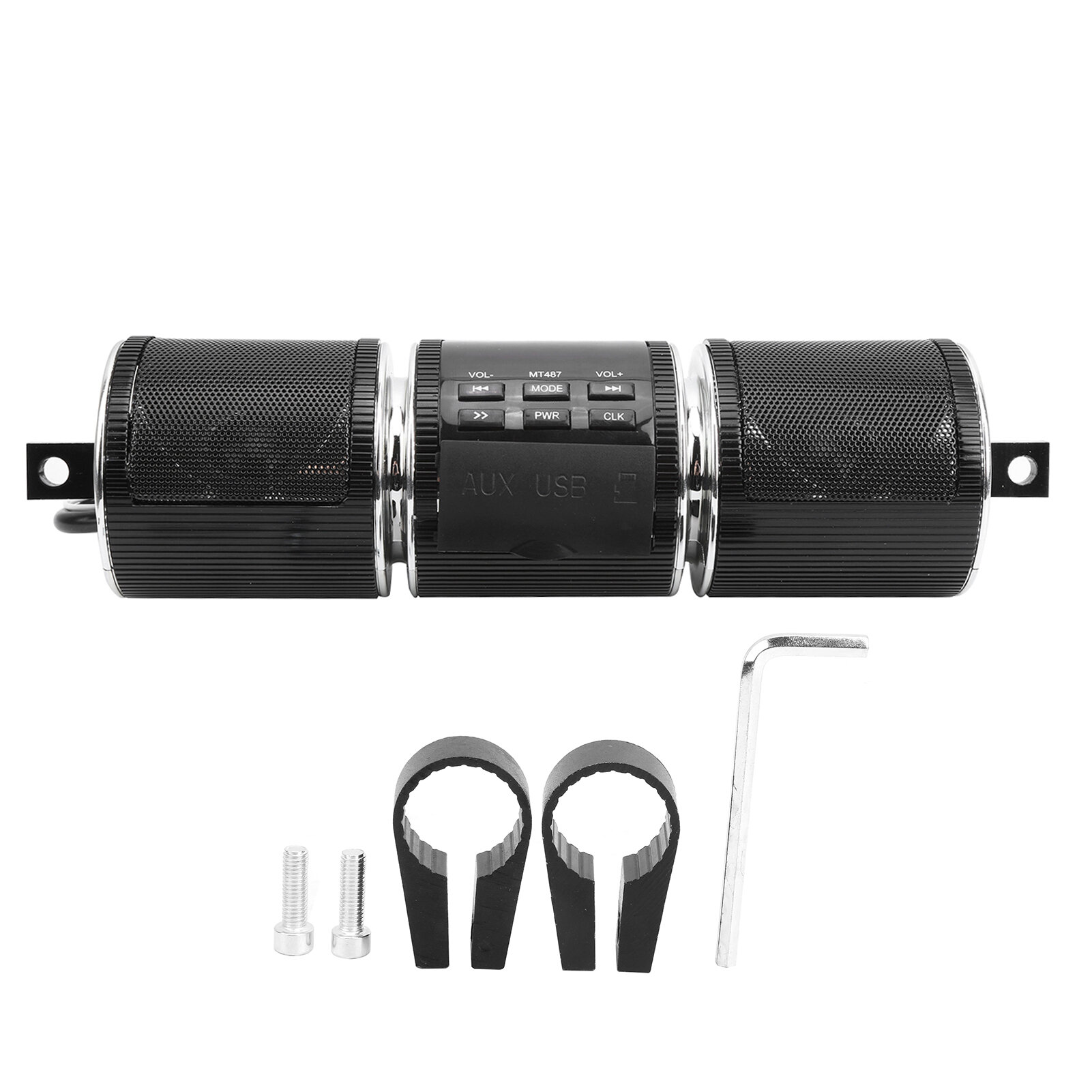 Мотоцикл стереодинамик Bluetooth Mp3 Audio Handlebar Player Водонепроницаемый высококачественный качественный