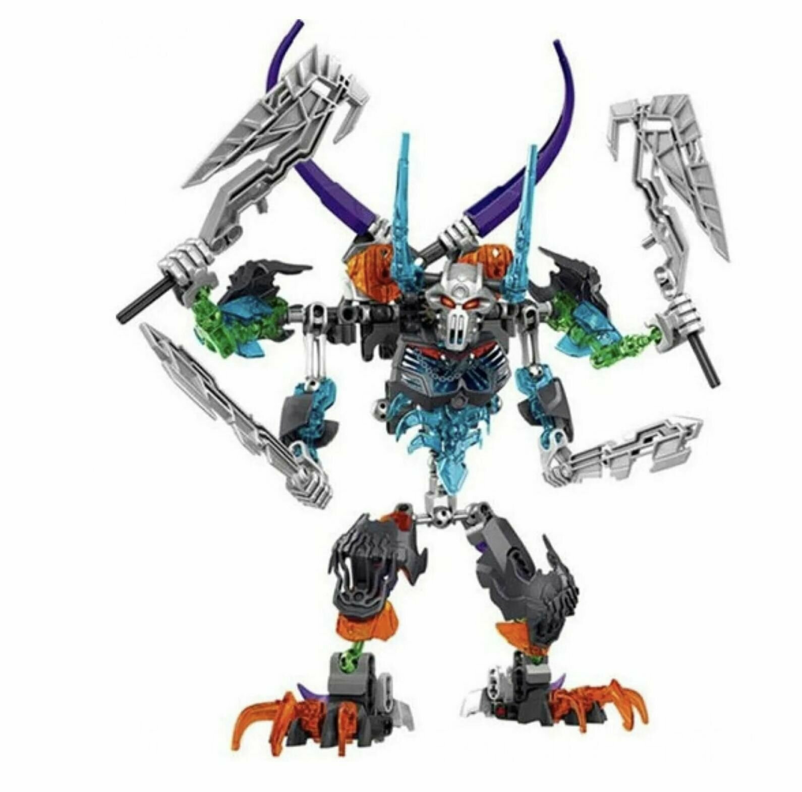 Конструктор BIONICLE Стальной череп (711-1) 249 деталей