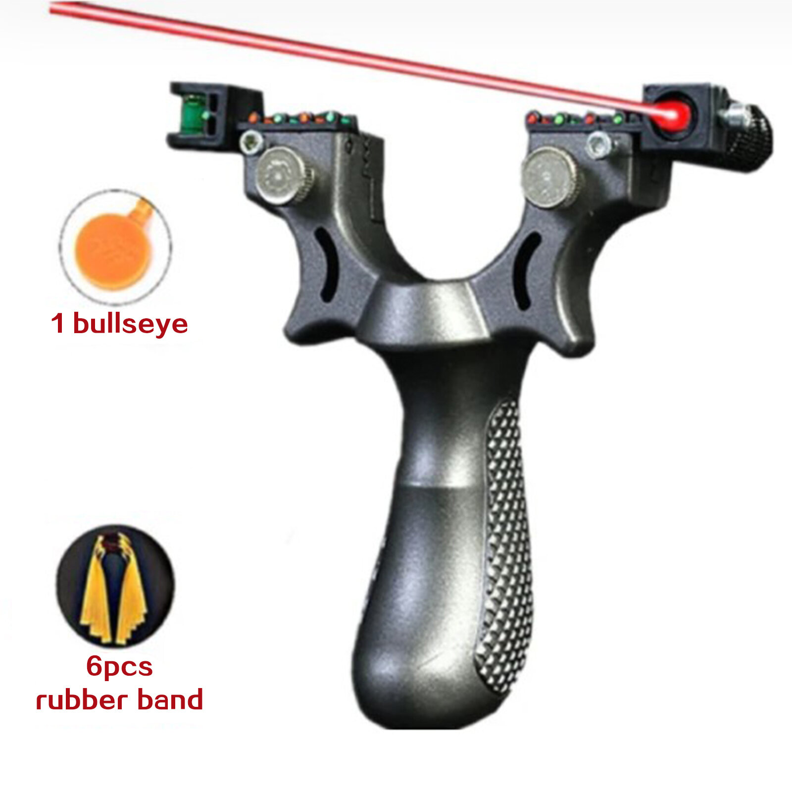 Рогатка с прицелом, прицел с красным светом, мощная рогатка для стрельбы на открытом воздухе, рыбалки