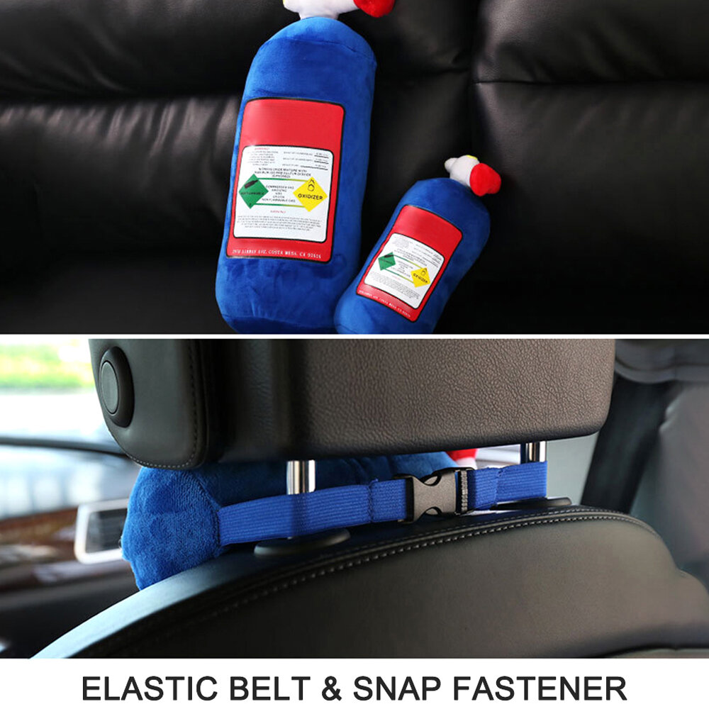 Подушка для спинки автомобиля с закисью азота NOS, креативная плюшевая подушка