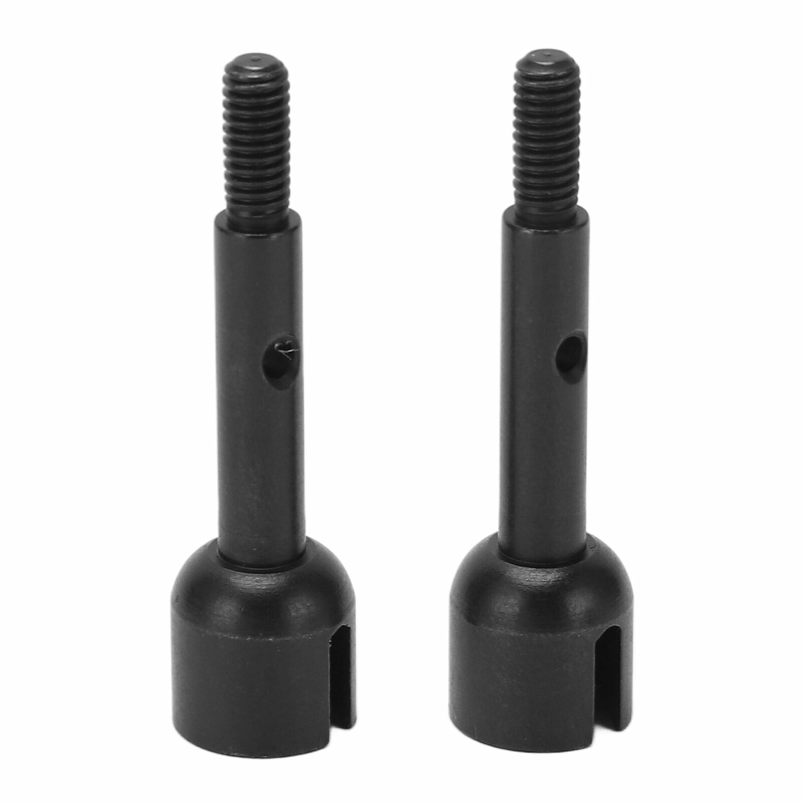 2pcs RC Rear Wheel Axle Iron Reduce Friction Drive Cup Accessories for ZD Racing Black
